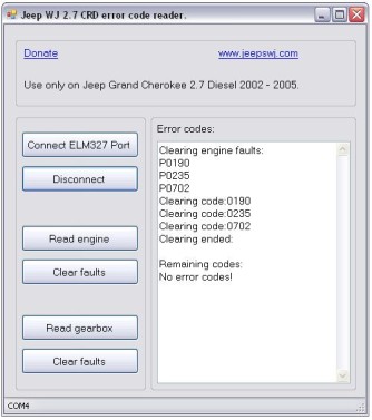 Software - Jeep Grand Cherokee P0702 FIX